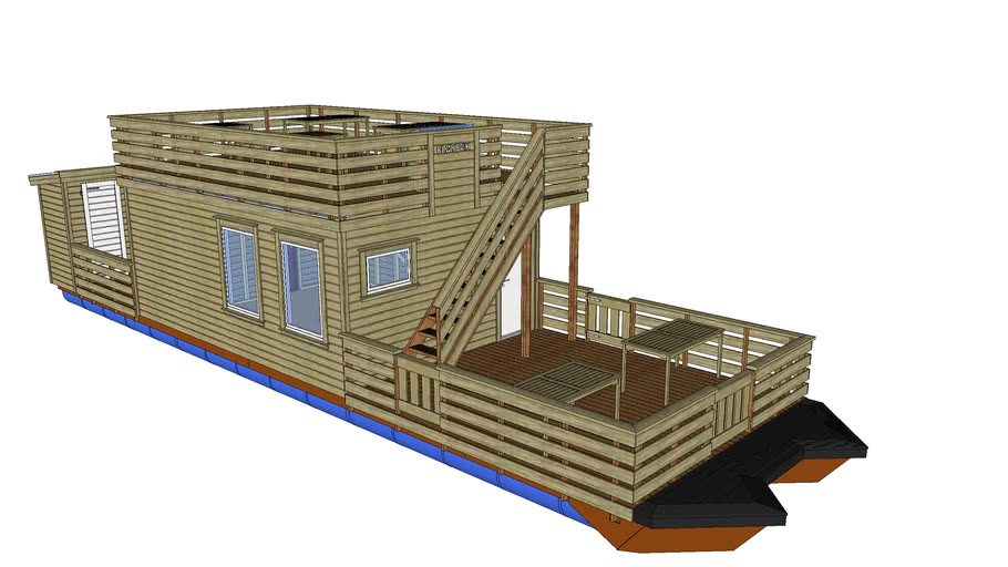 Houseboat | 3D Warehouse