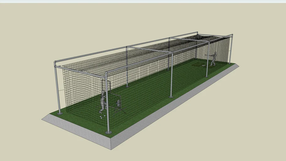 Free Standing Cage /w Cable Suspension Kit | 3D Warehouse