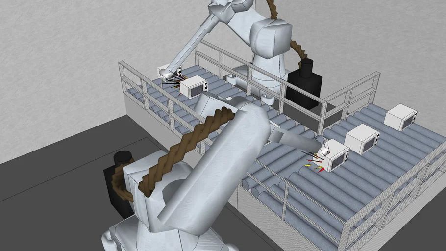 industrial robot arms | 3D Warehouse