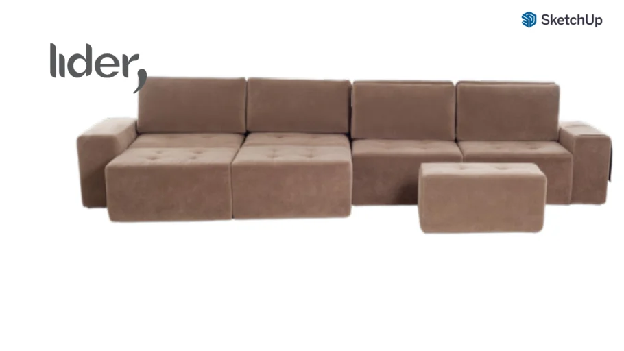 Sofá K500 - Lider | 3D Warehouse