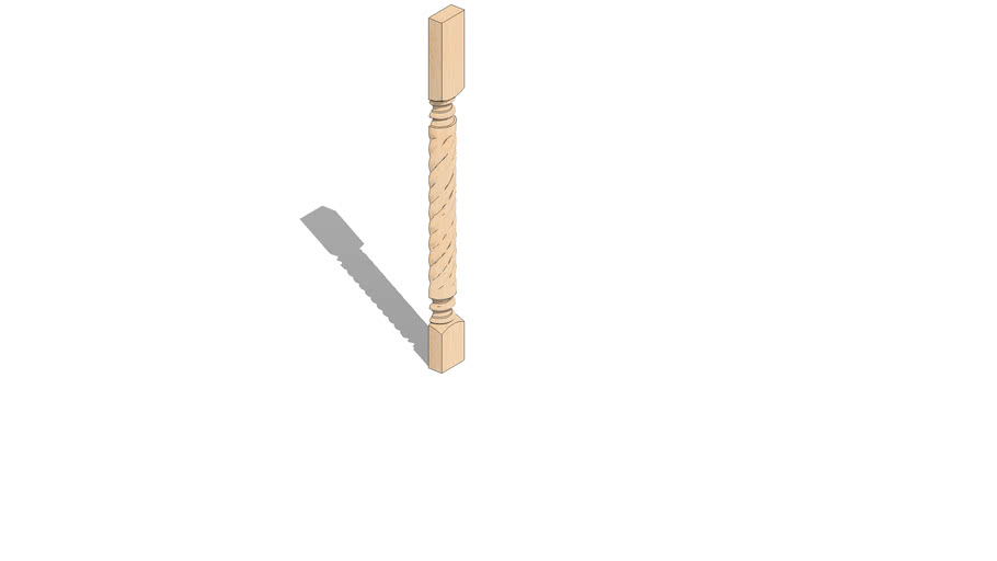 01080330-2 Roped Roman Classic Column - Split | 3D Warehouse