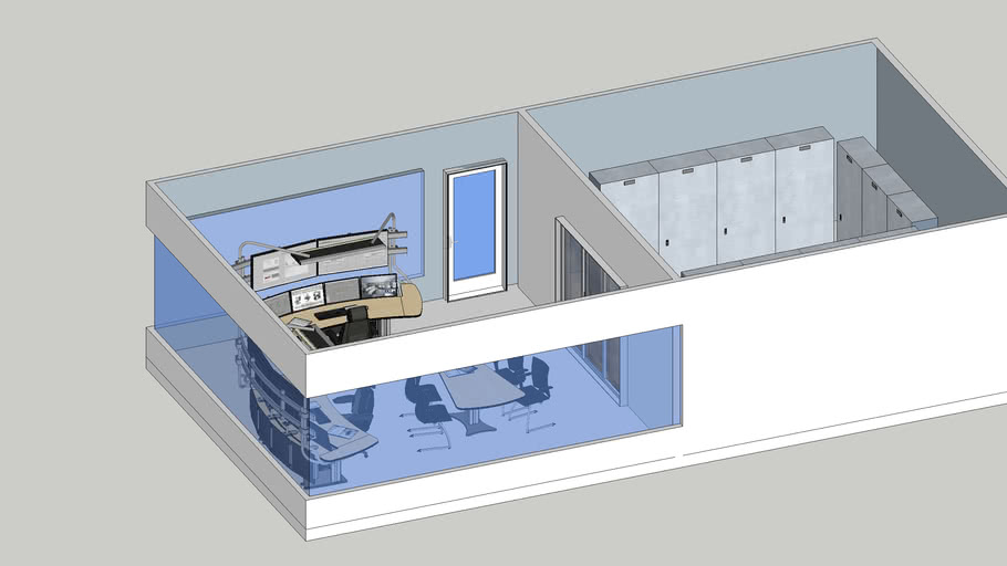 PROCESS CONTROL ROOM - CUARTO DE CONTROL DE PROCESOS | 3D Warehouse