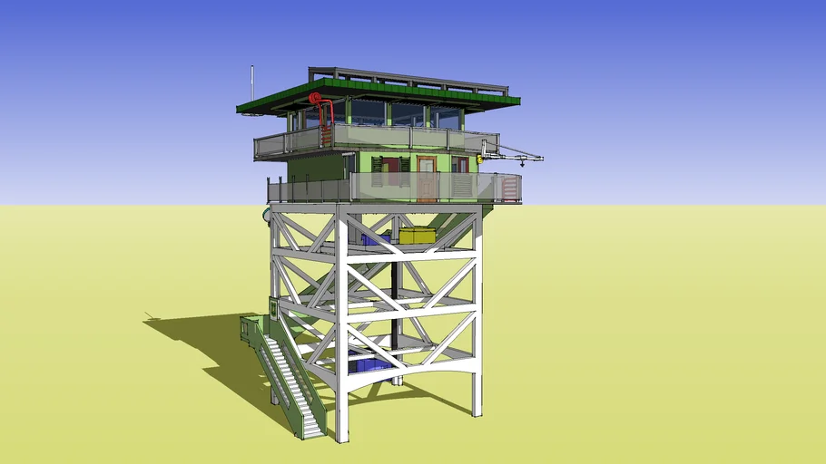 Fire Lookout Tower | 3D Warehouse