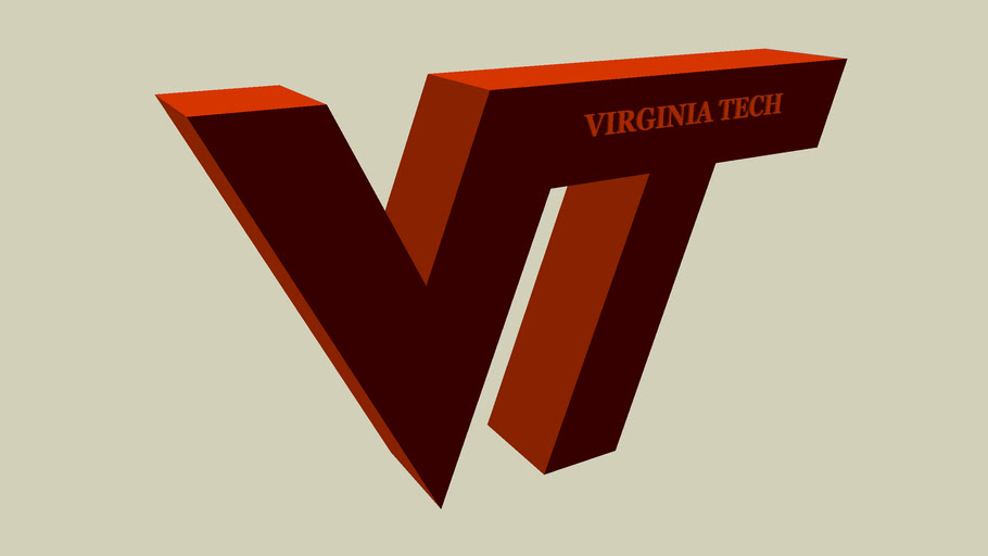 Virginia Tech logo | 3D Warehouse