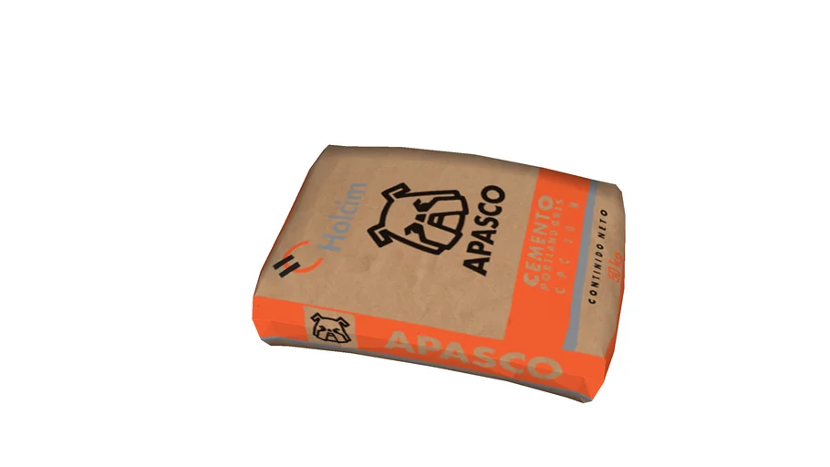 Cement Bag 3D Warehouse