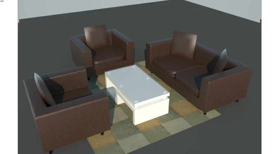 sofa set | 3D Warehouse