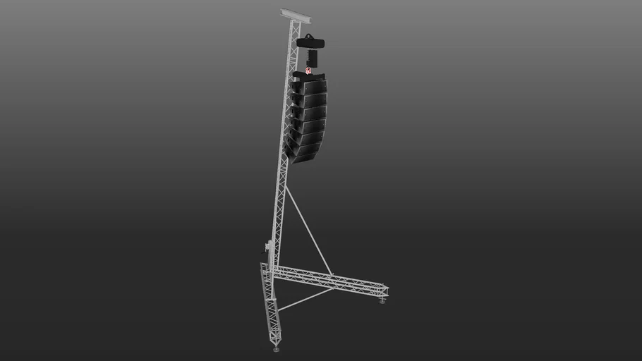 Tower lift - Tour de levage pour line array | 3D Warehouse