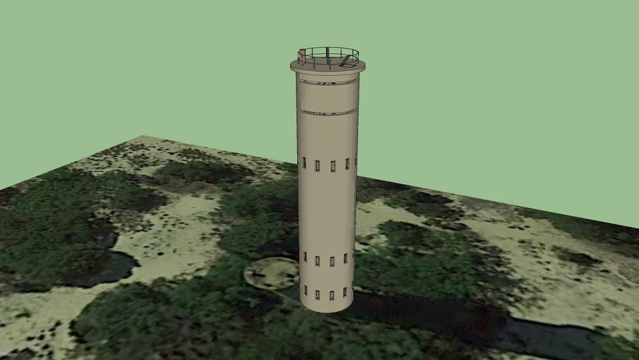 Fort Miles Coast Artillery Fire Control Tower 08 | 3D Warehouse