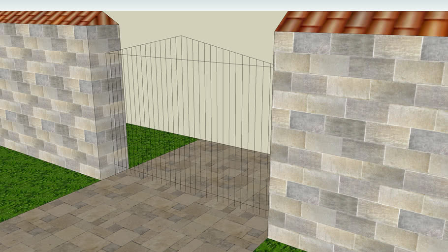 Villa gate | 3D Warehouse