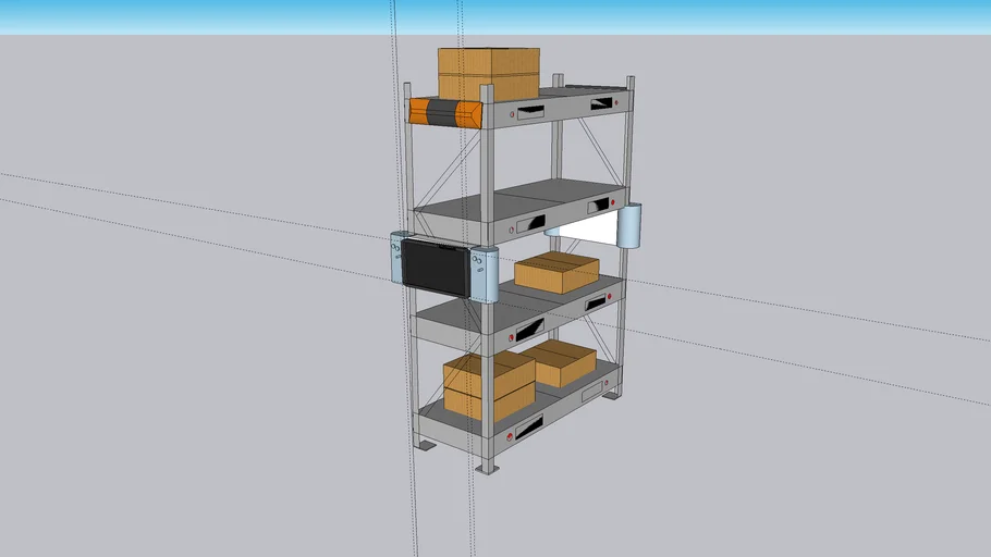 smart racking | 3D Warehouse