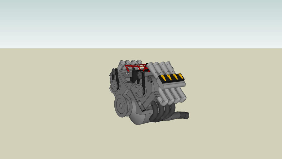 Rotary Twin engine | 3D Warehouse