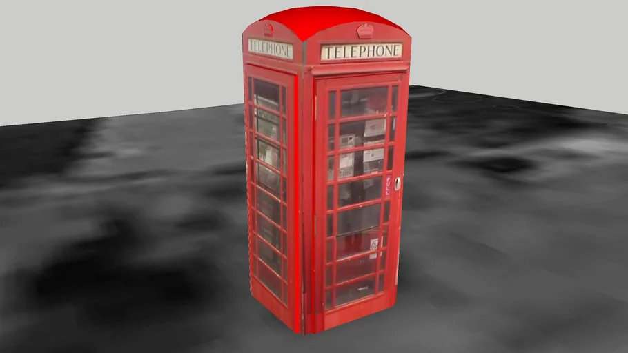 Telephone box #7, Dursley | 3D Warehouse