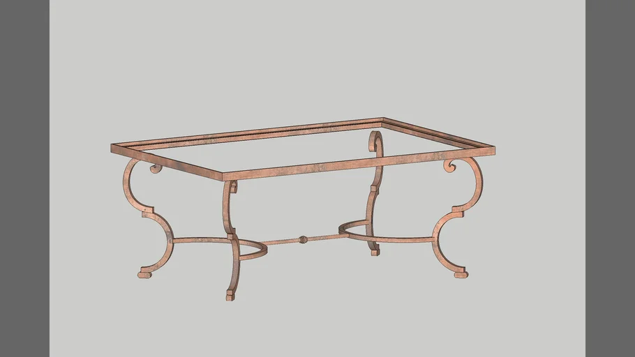 iron table 01 | 3D Warehouse