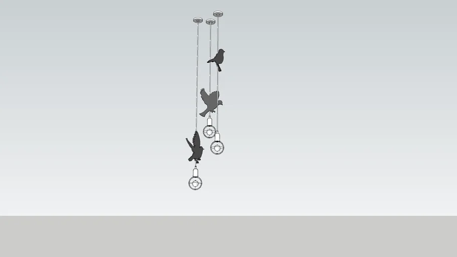 bird pedant light | 3D Warehouse