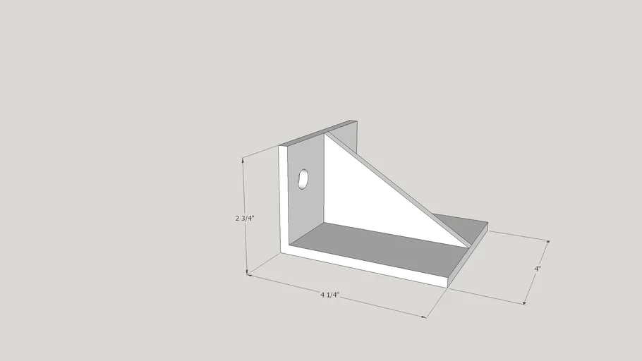 Wall Bracket | 3D Warehouse