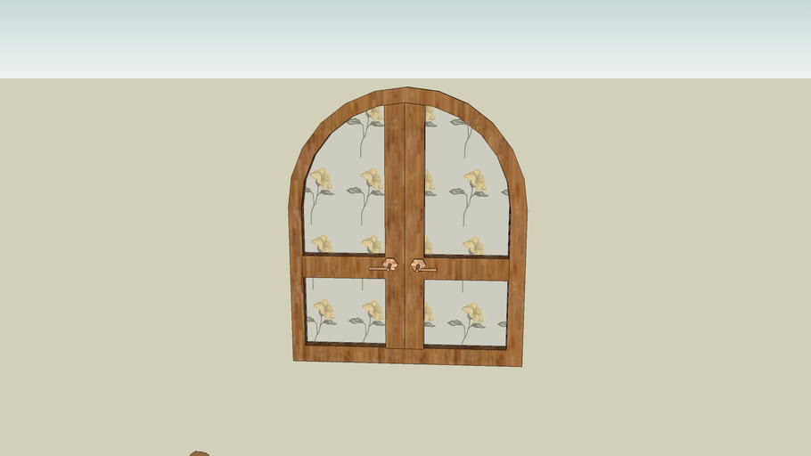 window with flower | 3D Warehouse