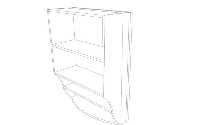 simple bookshelf unit | 3D Warehouse