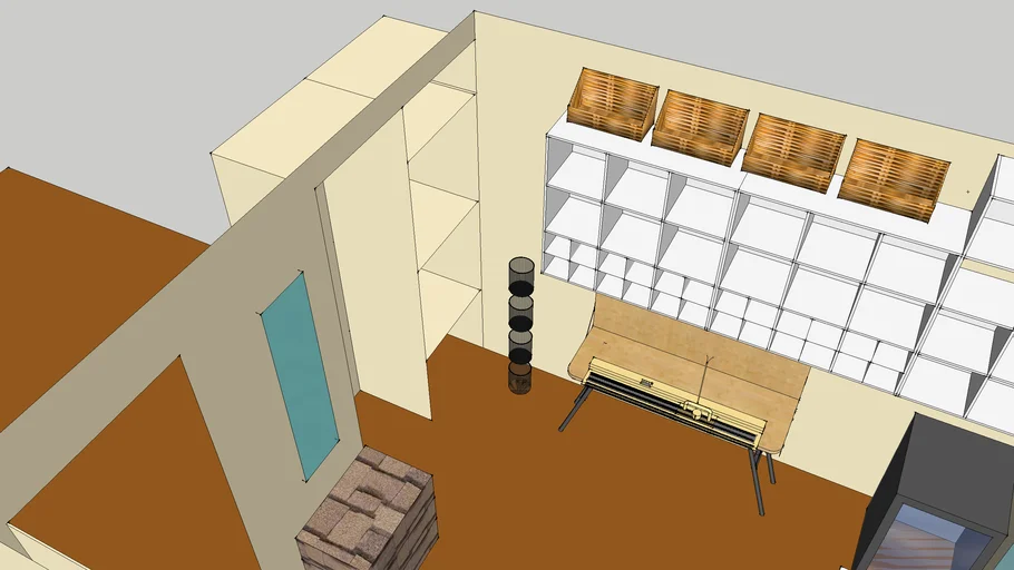 Knitting Room with new table | 3D Warehouse