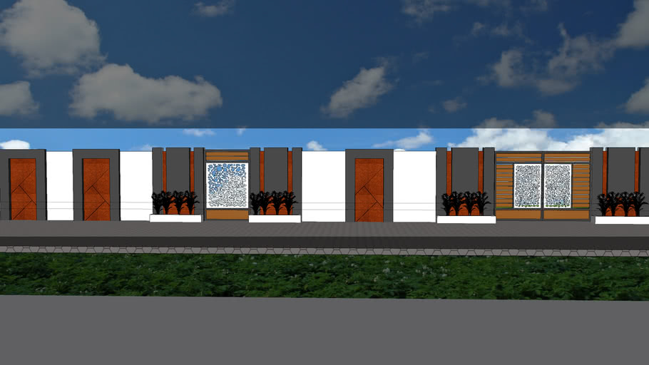 BOUNDARY WALL | 3D Warehouse