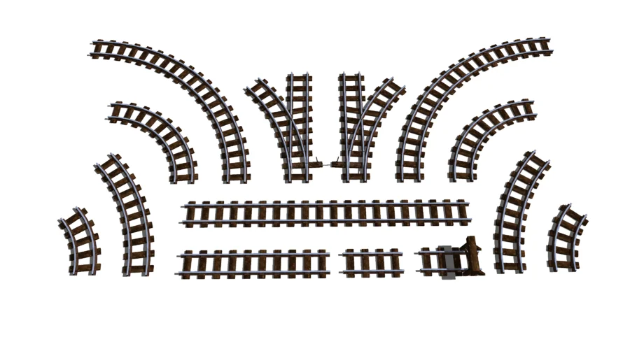 Railroad Set | 3D Warehouse