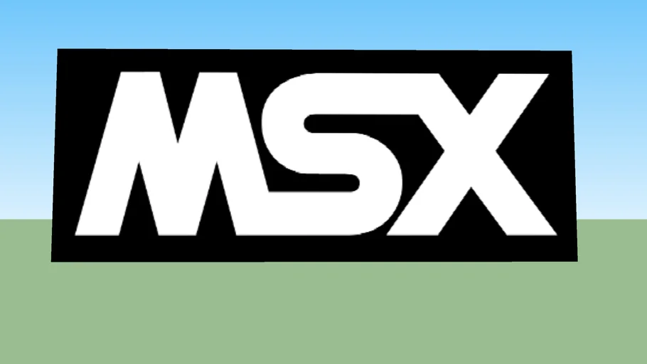 MSX logo 2D | 3D Warehouse