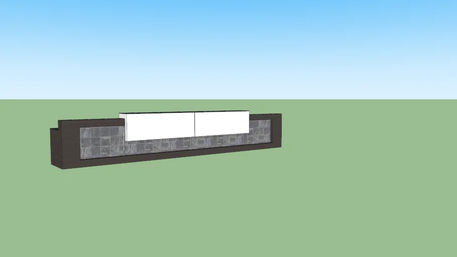 Reception desk | 3D Warehouse