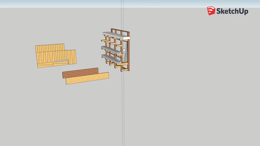 Lumber Rack | 3D Warehouse