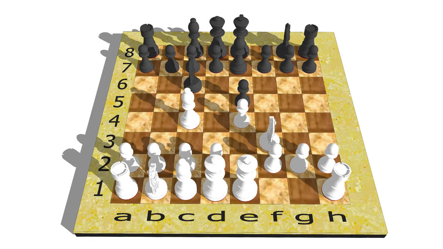 Chess - Open game openings | 3D Warehouse