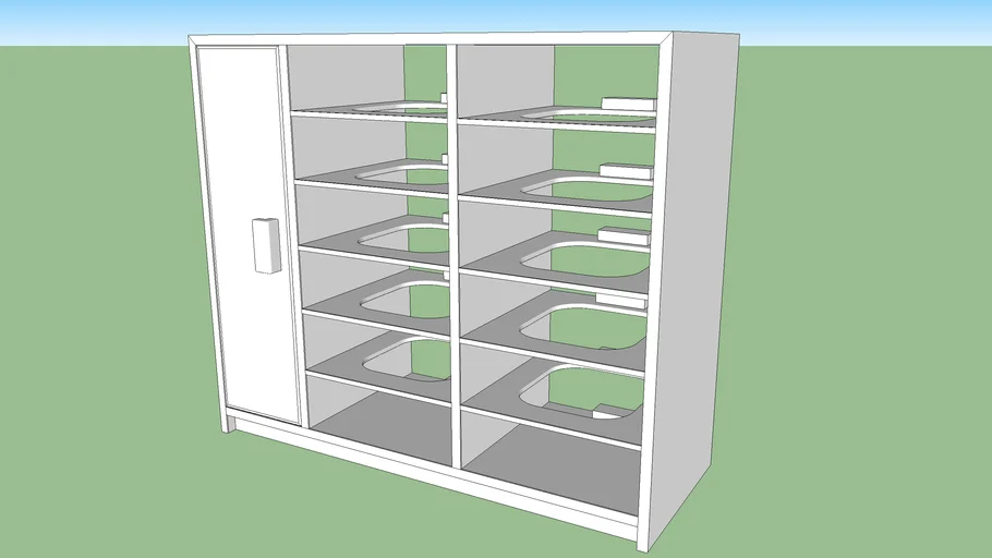Multibox System with Side Cupboard | 3D Warehouse