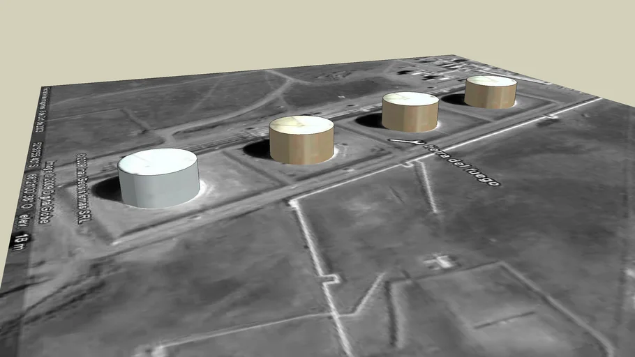 Tanques del Yacimiento Rio Cullen | 3D Warehouse