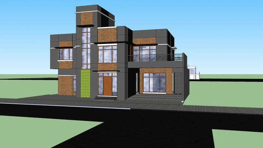 2 storey boxy house | 3D Warehouse