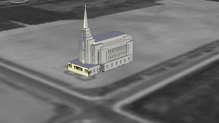 Rexburg Temple | 3D Warehouse