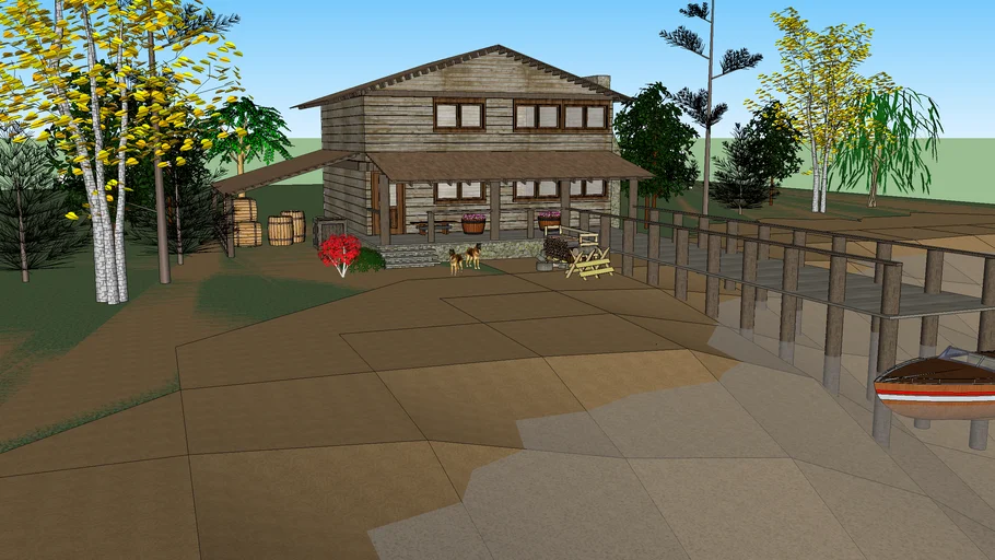 Lake house | 3D Warehouse