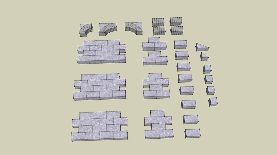 #250 Small Brick Mold | 3D Warehouse