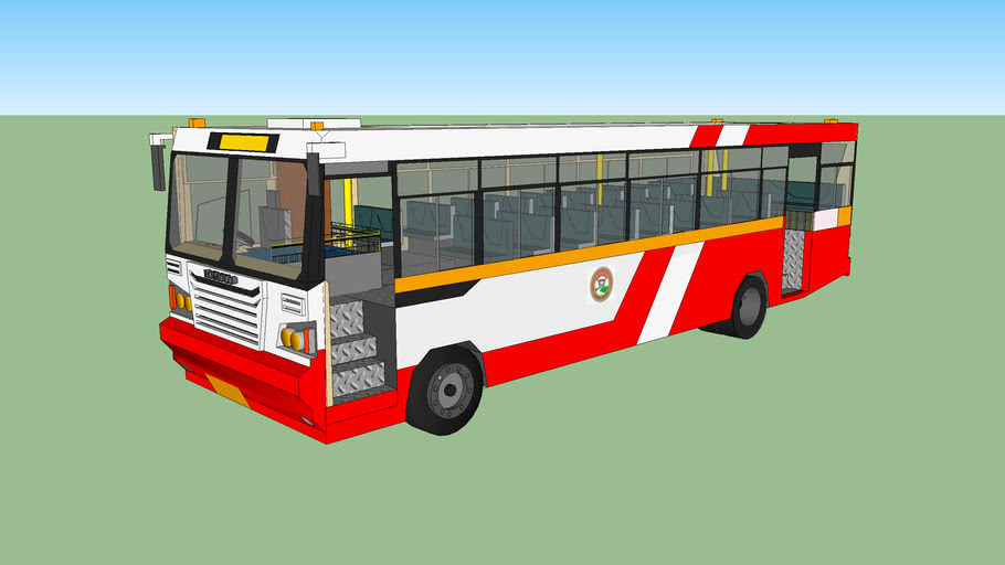 TSRTC and APSRTC bus | 3D Warehouse