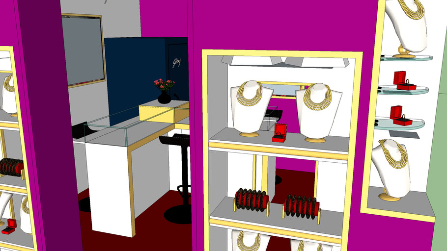 jewellers interior 3d | 3D Warehouse