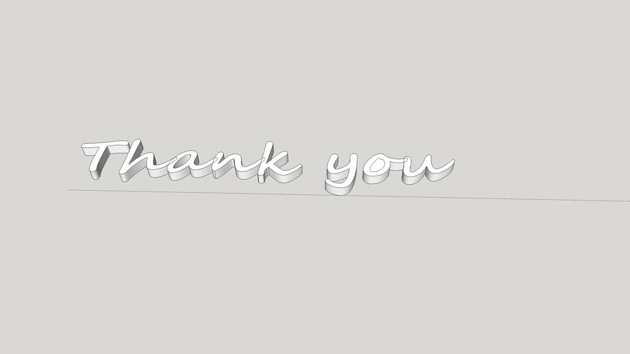 Thank You | 3D Warehouse