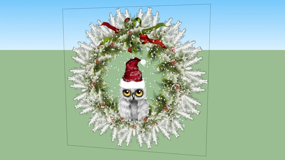 2D CHRISTMAS WREATH | 3D Warehouse