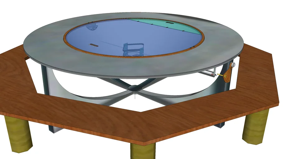 Solar cooker around a table | 3D Warehouse