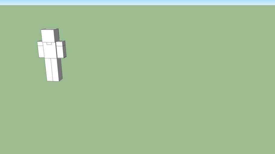 Blank Minecraft Skin Template | 3D Warehouse