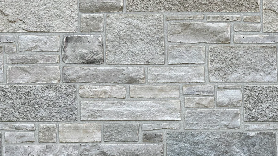 'Fond du Lac Rockwood' (Gray Joint) Seamless Natural Stone Veneer ...