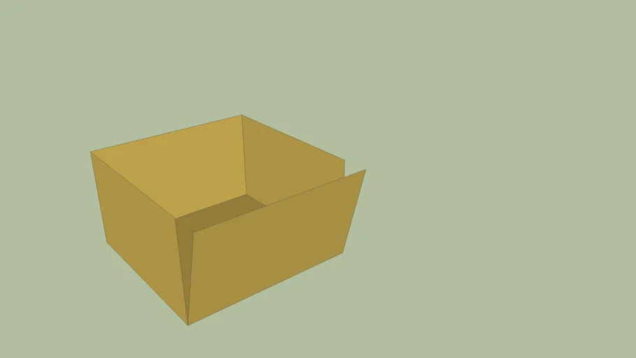 folding box | 3D Warehouse