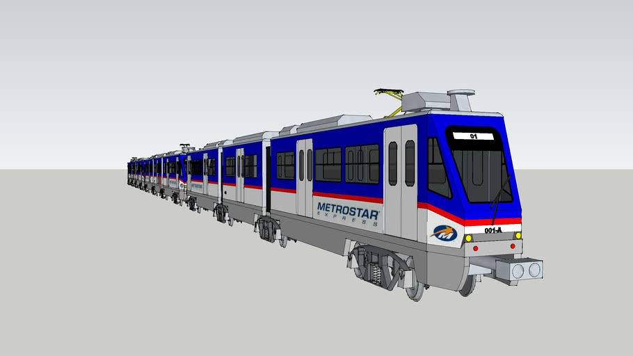 MRT-3 RT8D5 (Three Car Train) | 3D Warehouse