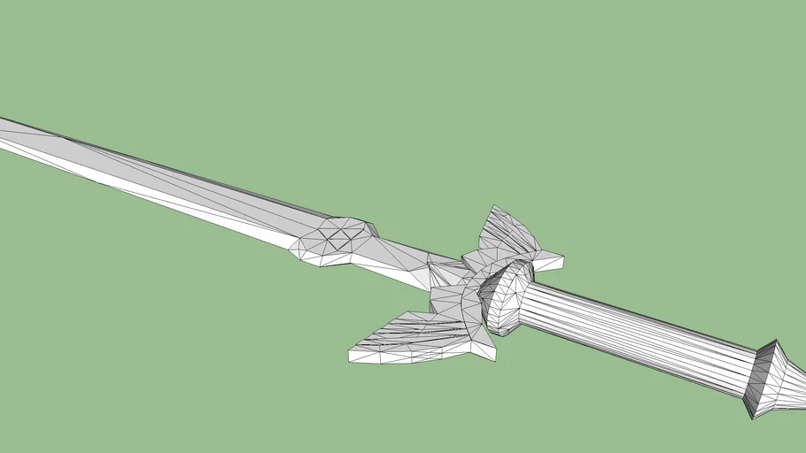 The Legend Of Zelda Polygon Type Master Sword | 3D Warehouse