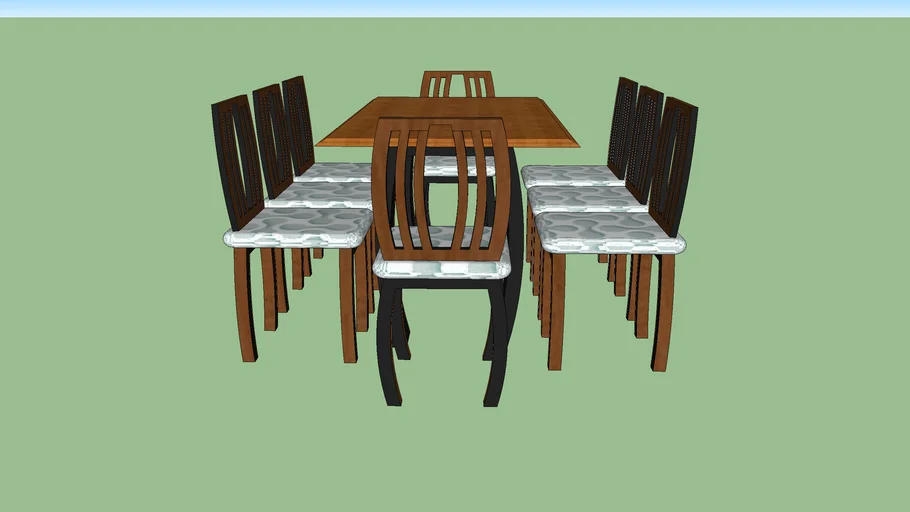 Comedor 8 puestos | 3D Warehouse