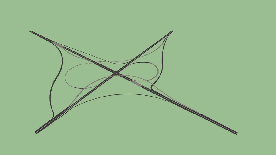 Clover-Stacked Interchange | 3D Warehouse