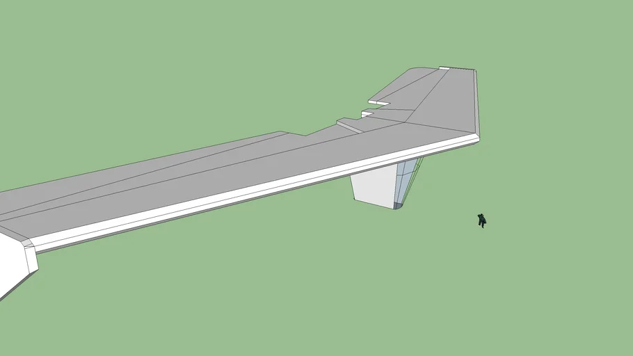 lifting wing body initial concept | 3D Warehouse
