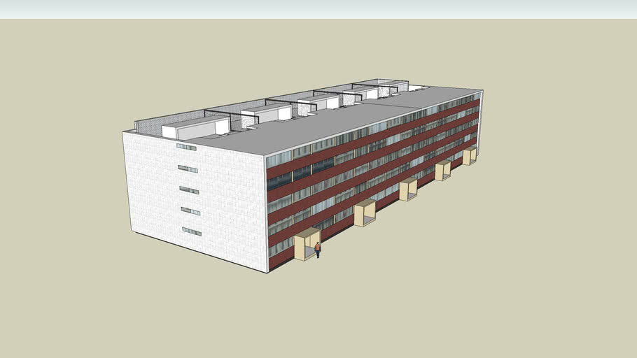 edificio de 5 pisos en tlatelolco | 3D Warehouse