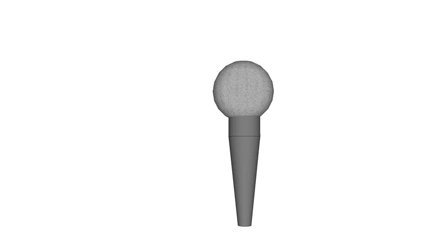 Hand-held microphone | 3D Warehouse