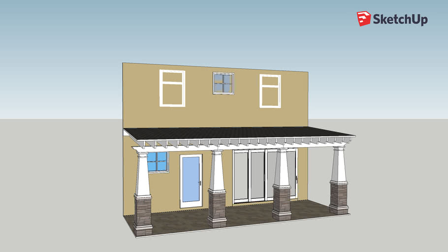 Attached Patio Cover | 3D Warehouse